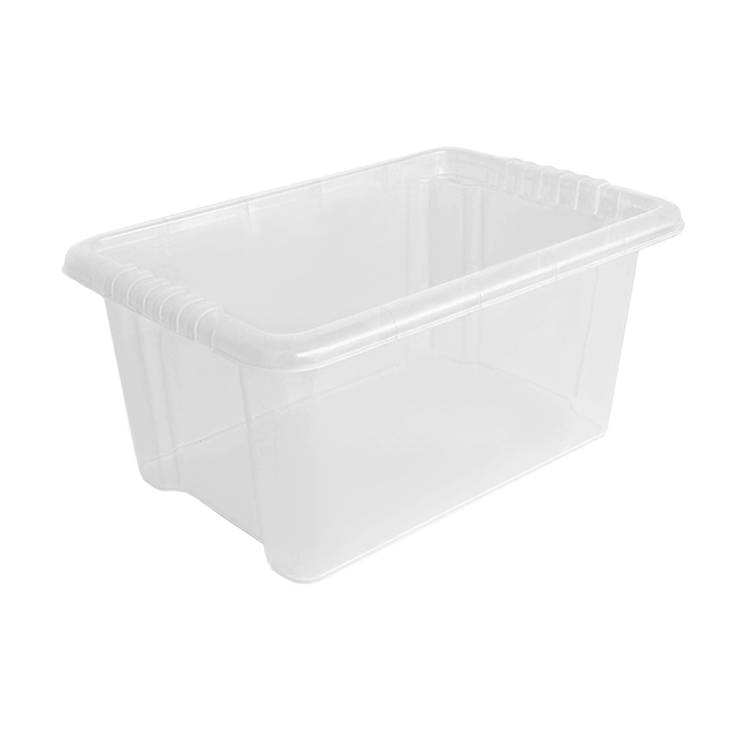 Plastic 14 Litre Box With Clear Lid – TML Housewares